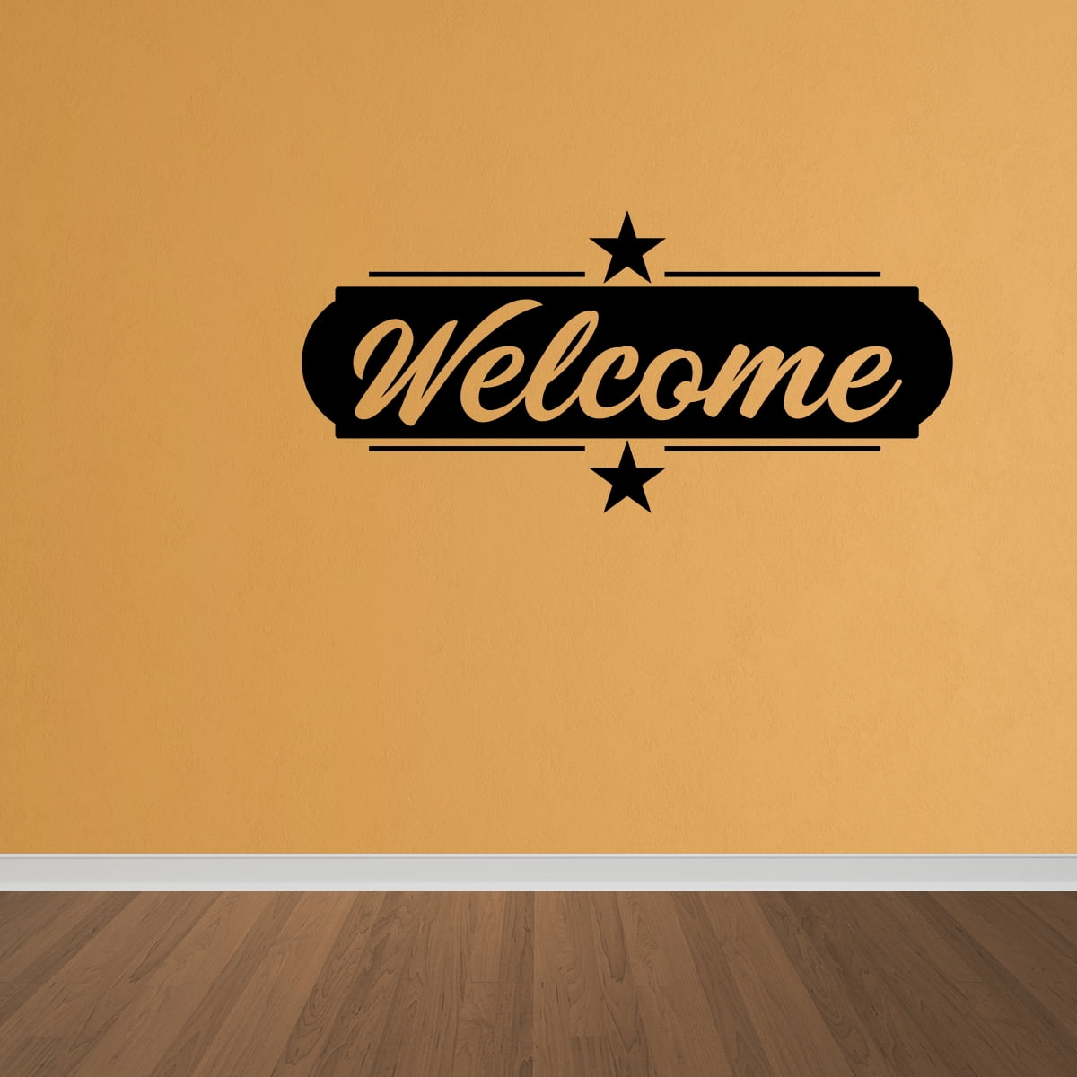 Wall Decal Quote Welcome Front Door Entrance Wall Art Decal Words ...