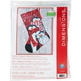 Dimensions Stocking Needlepoint Kit 16" Long-Holiday Penguin Trio ...