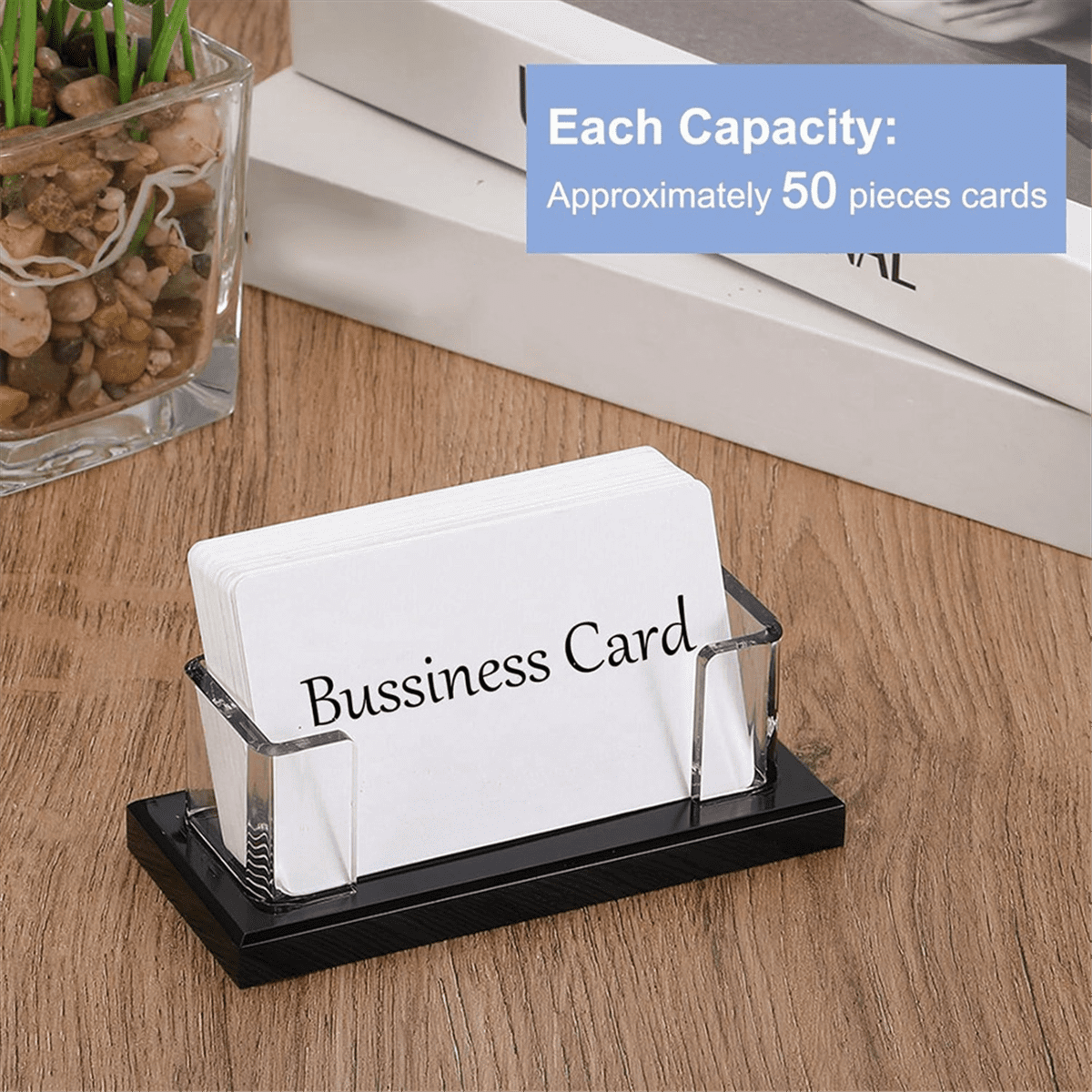 Click here for Unbranded Acrylic Business Card Holder For Desk  D... prices