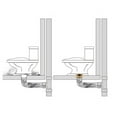 Madol Toilet Wax Ring with Flange, for 3-Inch and 4-Inch Waste Lines ...