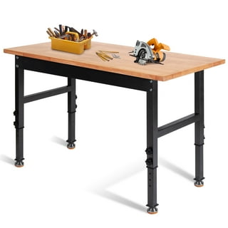 WORKPRO 2-in-1 48-Inch Workbench and Cabinet Combo with Light, Steel ...