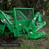 Titan Attachments 12" Rotating Tree Shear Attachment 5" Cylinder for JD ...