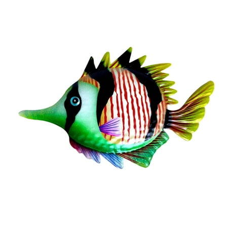 Fish Wall Decor Tropical Fish Sculptures Pool Beach Decorations Gifts ...