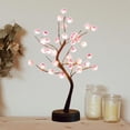 Cherry Blossom Tree Lamp, LED Bonsai Tree Lights, Battery/USB Operated ...