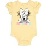 Disney Minnie Mouse Newborn Baby Girls 5 Pack Bodysuits Newborn to ...