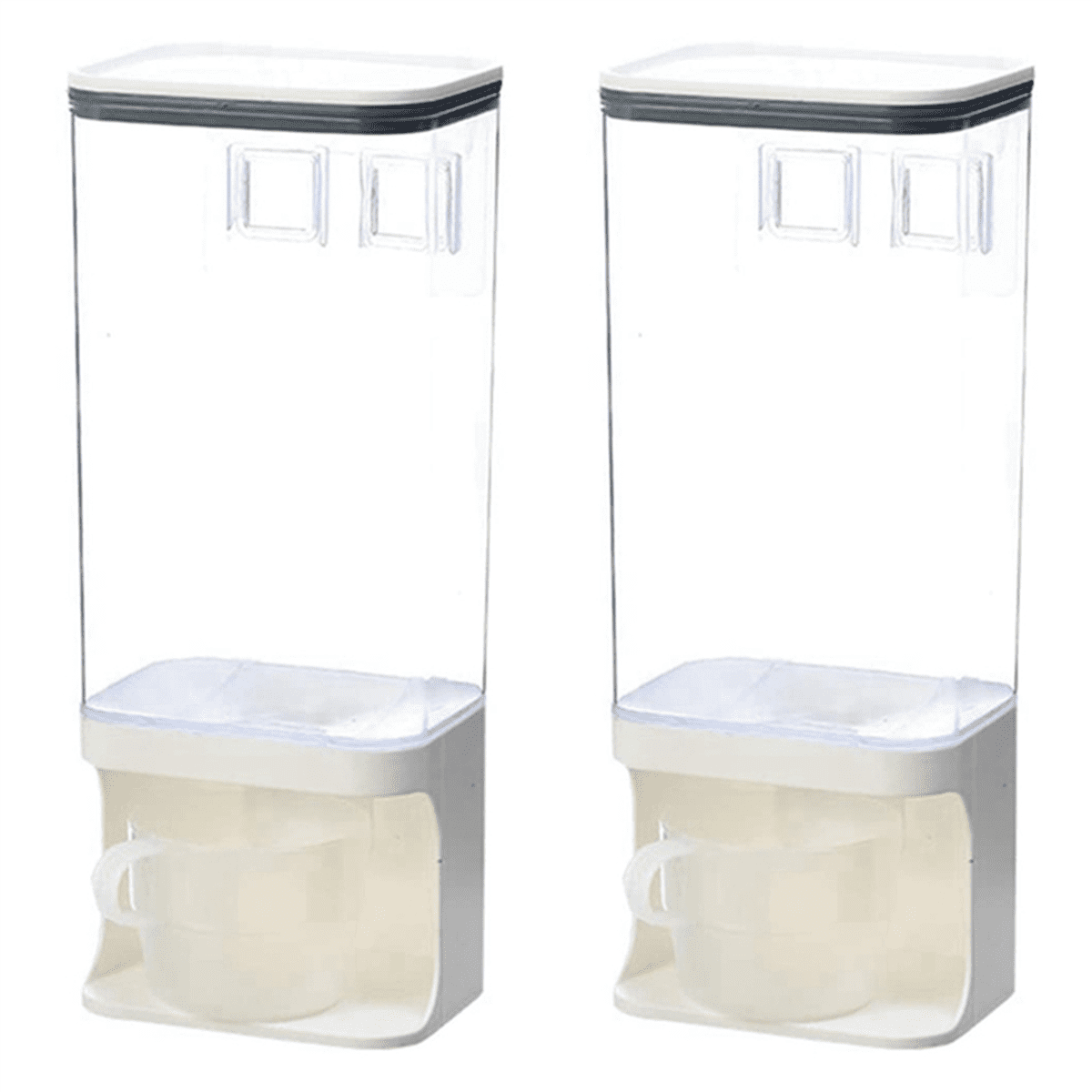 Click here for Unbranded 2x Wall-Mounted Dry Food Dispenser  Tran... prices