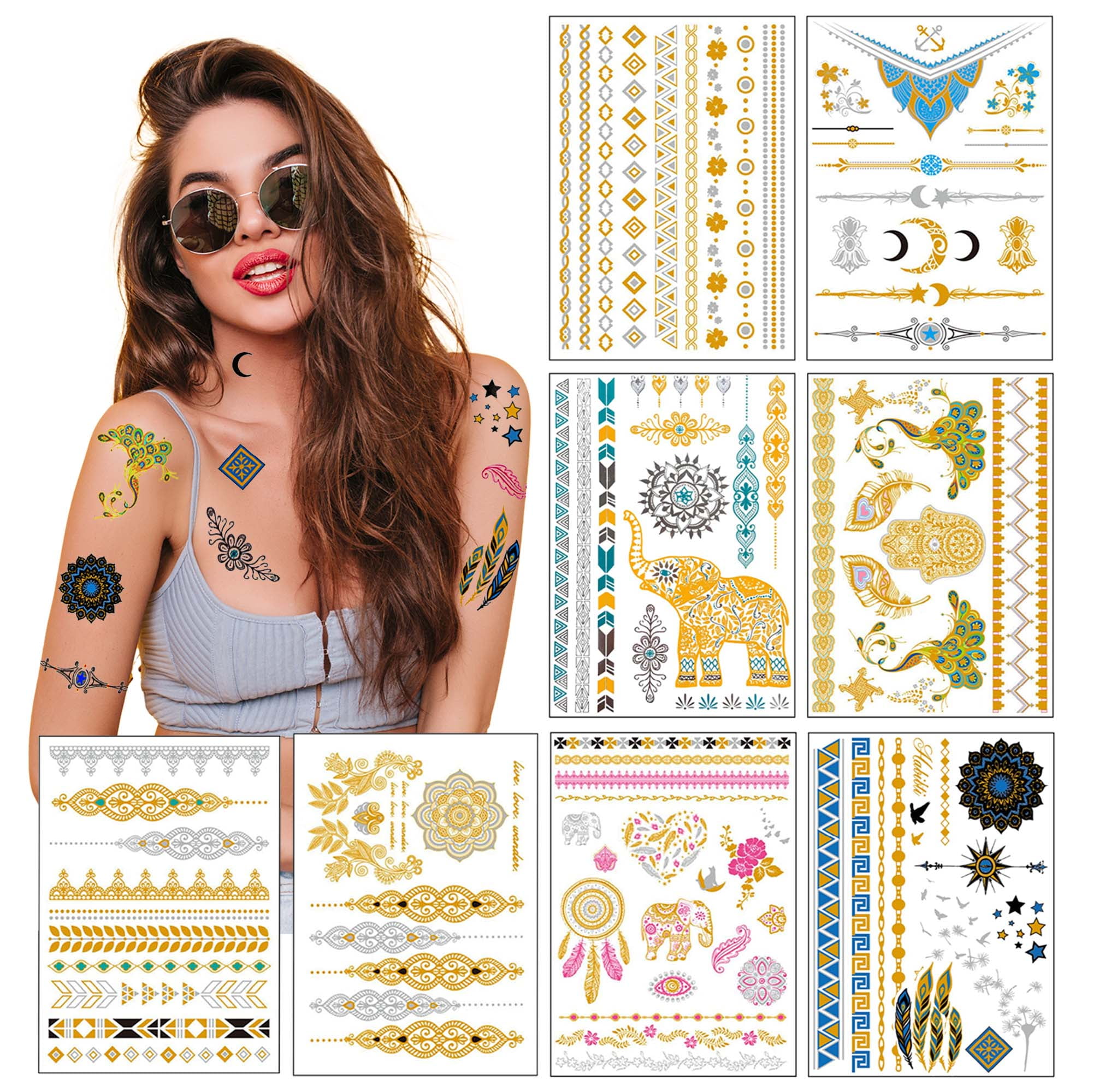 Color Tattoos For Girls