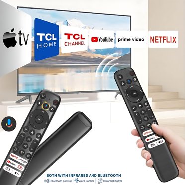 TCL Android TV Voice Remote Control, Enhanced RC802V with Google Voice ...