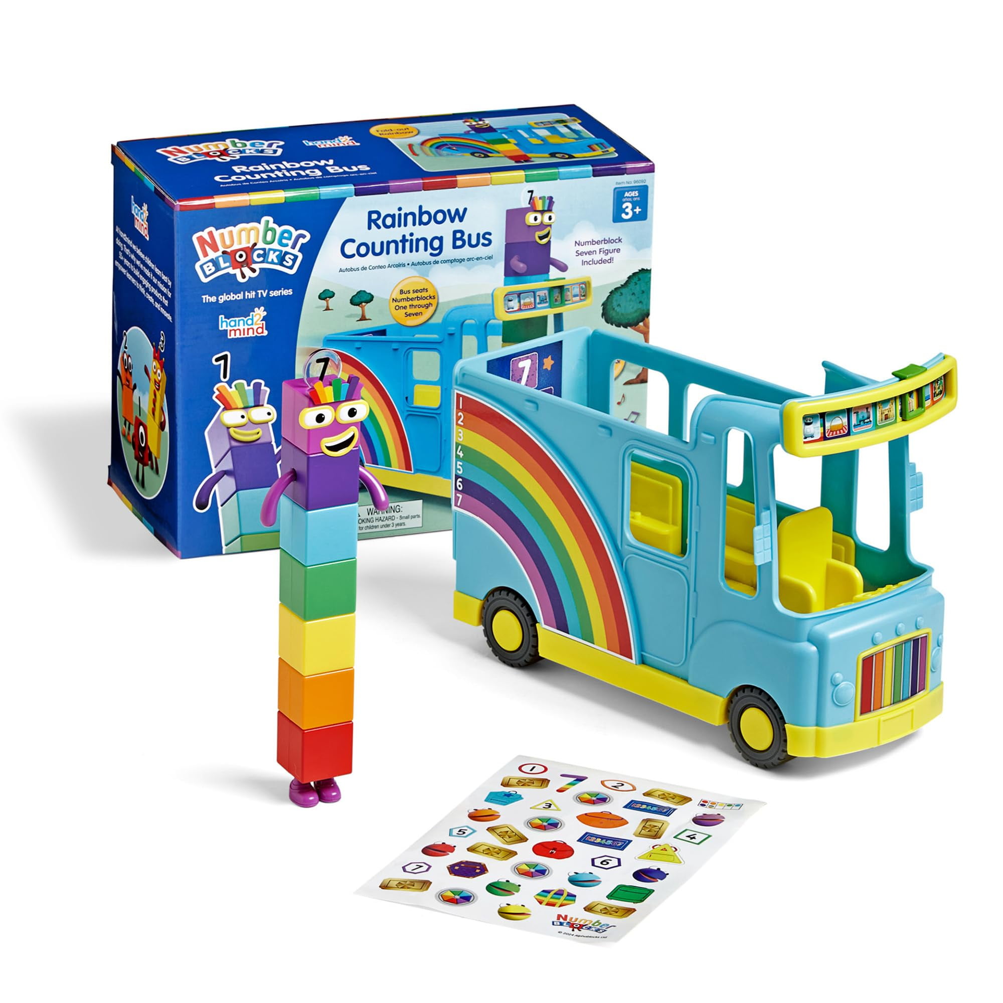 Figura de juego Playsets hand2mind Numberblocks Rainbow Bus | Bodega ...