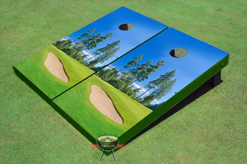 Golf Course Bunker Theme Cornhole Boards - Walmart.com