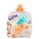 ChooMee SnakPack Starter Set, 4 CT Pouch + 2 CT Sipn Top, Orange Aqua ...