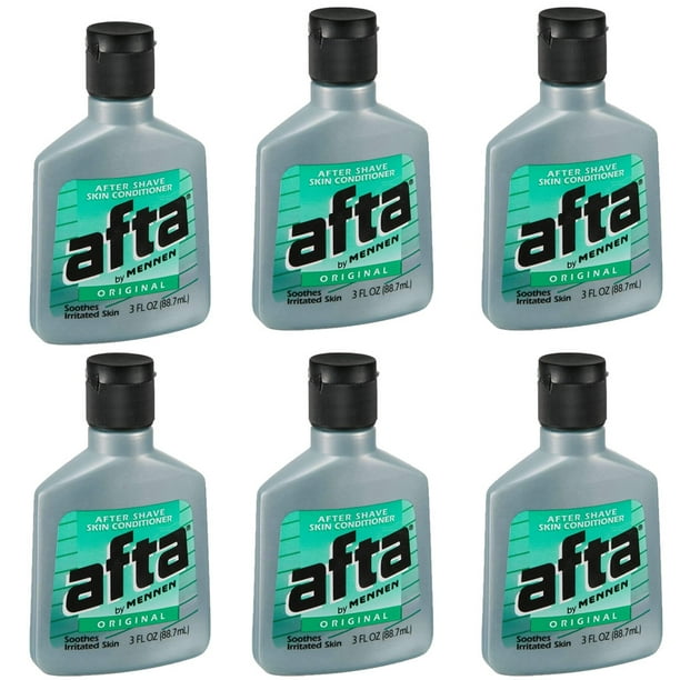 Pack of (6) Mennen Afta Original Shave Skin Conditioner 3 FL OZ ...