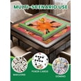 31.5" x 31.5" Mahjong Mat for Table Champagne Bottle Bandana Pink ...
