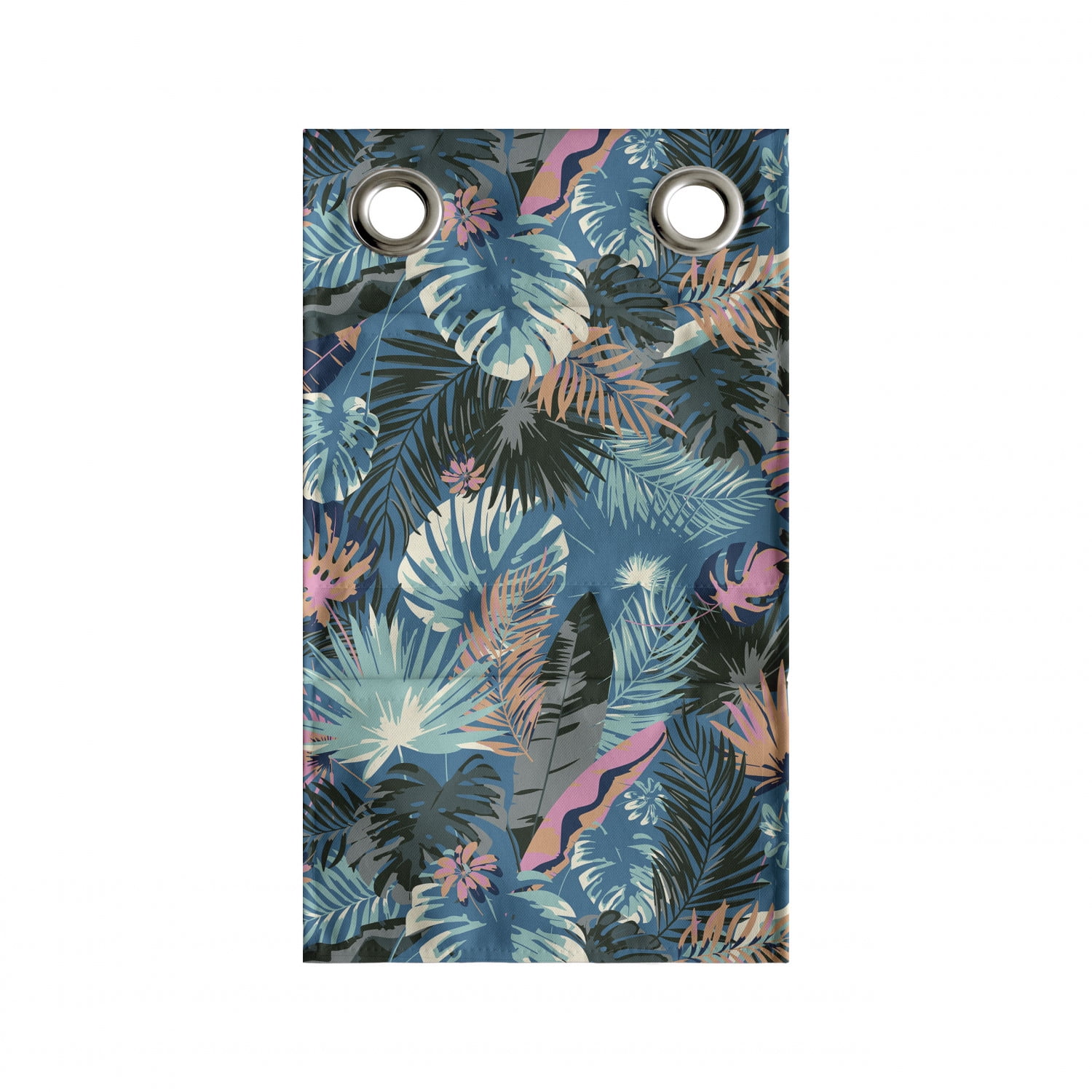 Tropical Hanging Pocket Organizer, Jungle Monstera Coconut Palm Leaves ...