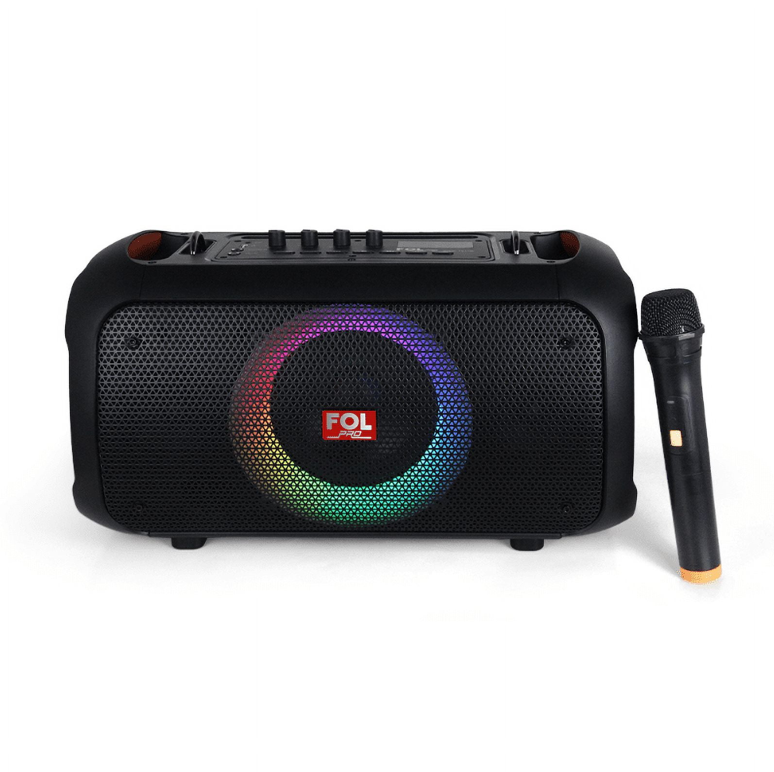 Bocina Fol Inalámbrica Bluetooth Portátil Recargable Con Micrófono FS ...