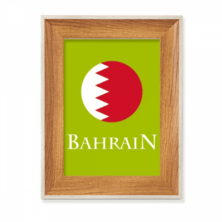 Bahrain Asian Flag Persian Gulf Desktop Wooden Photo Frame Display ...