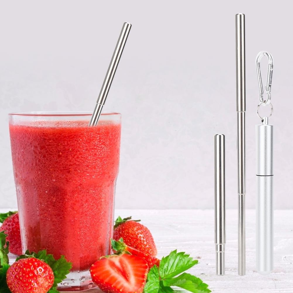 Click here for Ymiko Reusable Retractable Drinking Straw Drinking... prices