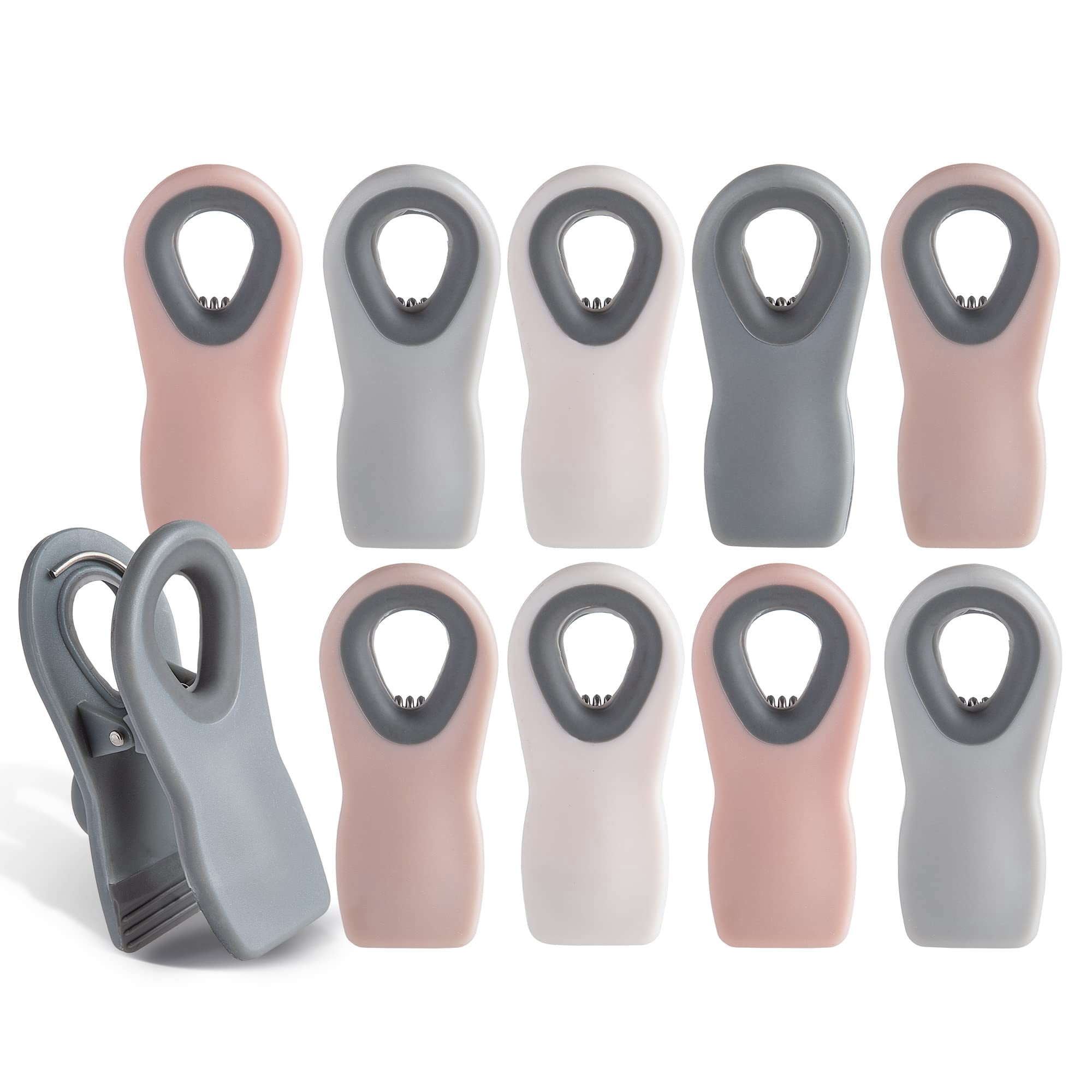 Cook with Color Chip Clips for Bags - Magnetic Bag Chips Set of 10 ...