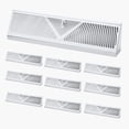 18-"Floor Registers,10-Pack Baseboard Registers,HVAC Heavy-Duty ...