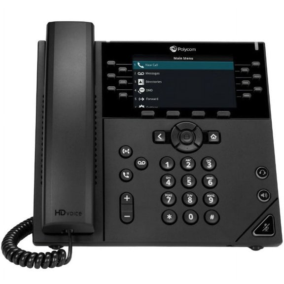 Poly Edge E400 IP Phone and PoE-enabled - Walmart.com