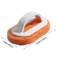 XKHHLH Plastic Handle Sponge Brush Wall Tile Glass Cleaning Sponge ...