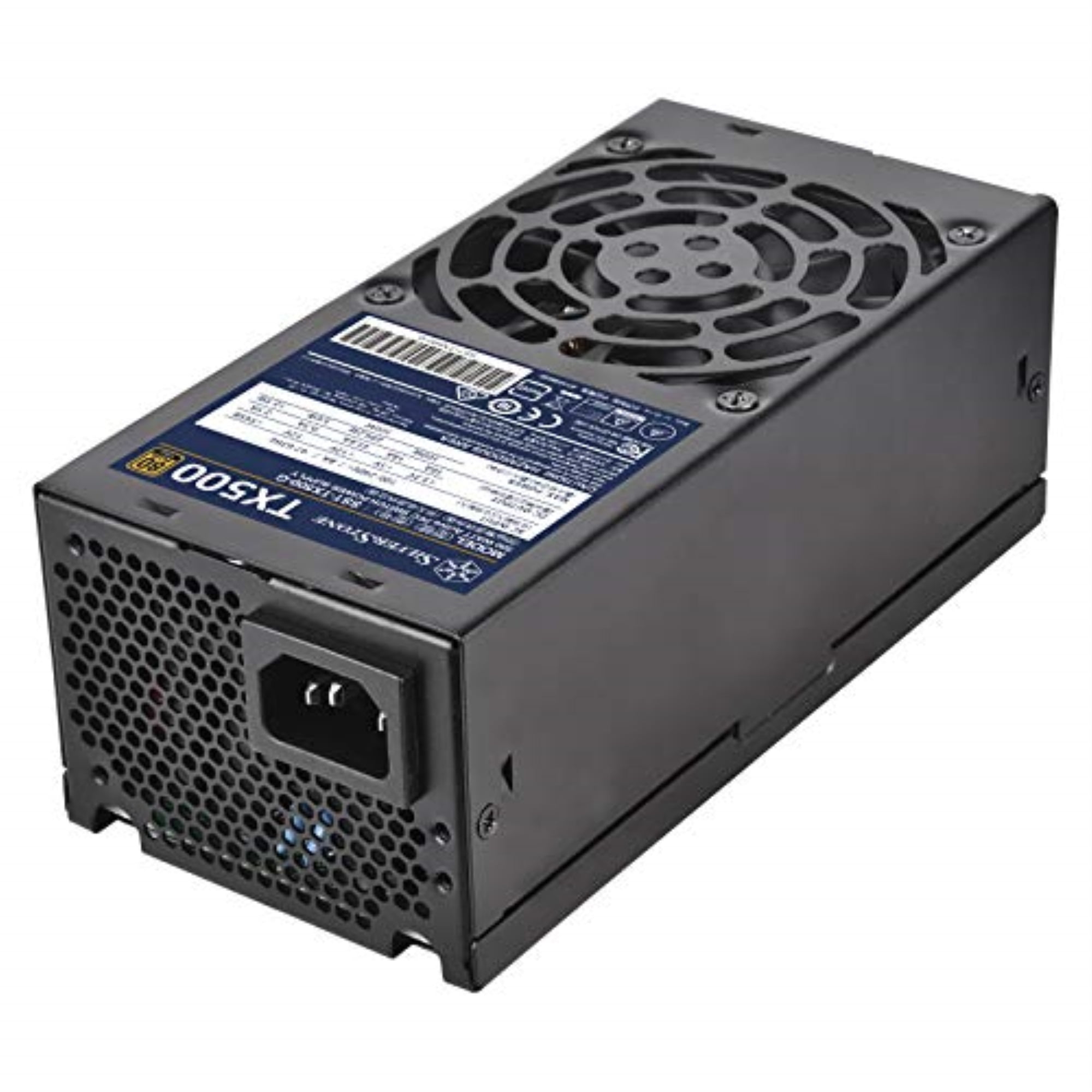 500W, TFX form factor, single +12V rails with 41.6A output, Silent 80mm ...