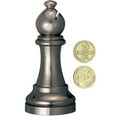 Cast Chess Bishop Black - Hanayama Metal Puzzle - Walmart.com