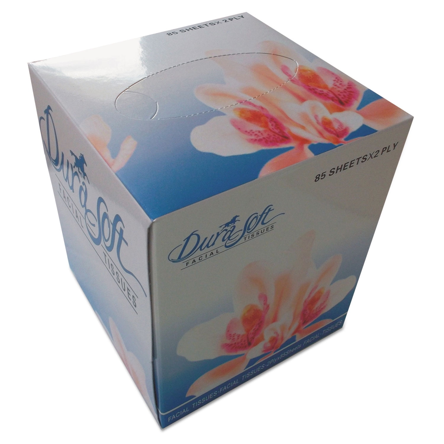 GEN Facial Tissue Cube Box, 2-Ply, White, 85 Sheets/Box, 85/Box, 36 ...