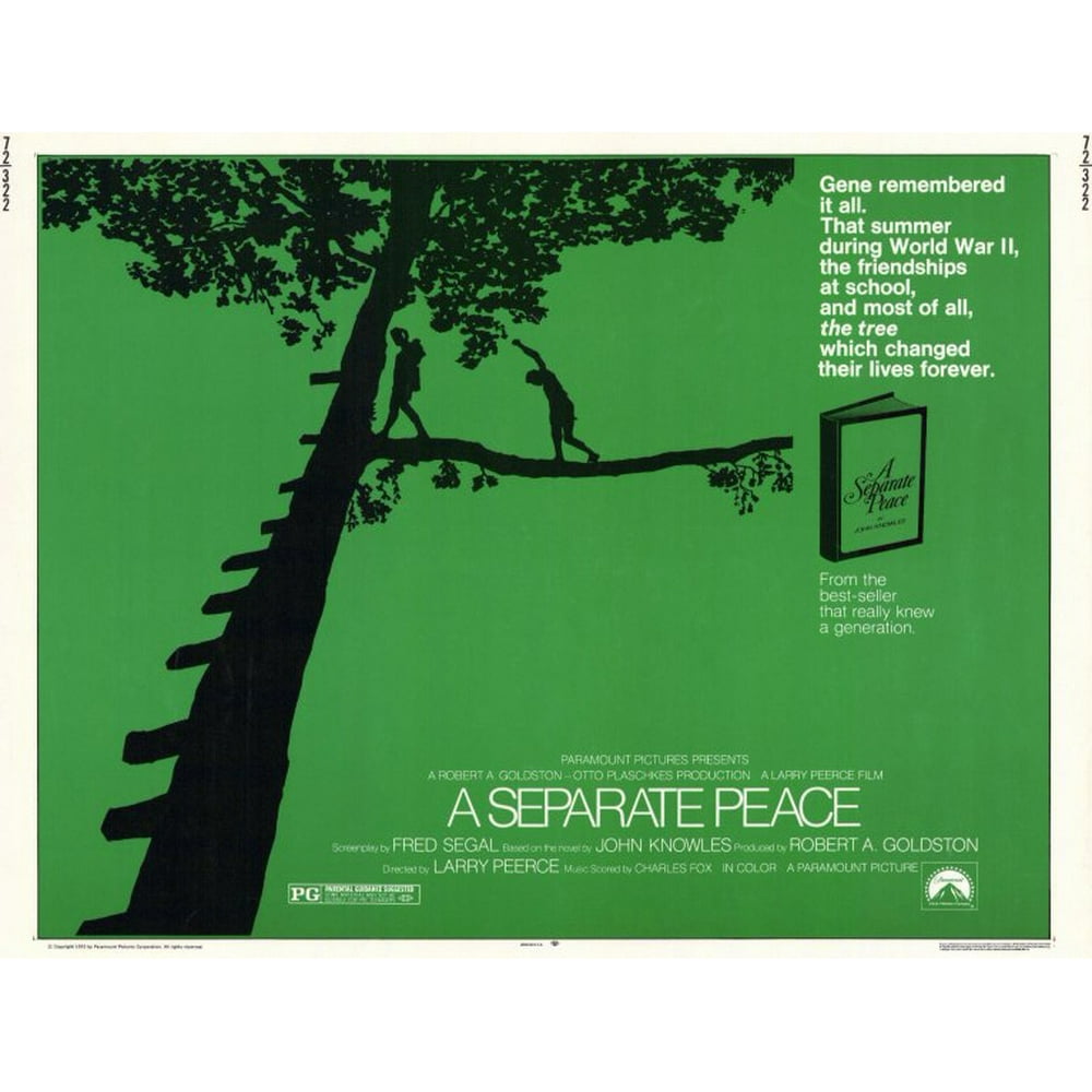 A Separate Peace - movie POSTER (Style A) (11" x 14") (1972) - Walmart ...