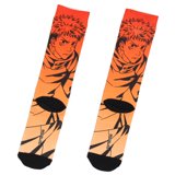 Jujutsu Kaisen Mens Anime Socks Yuji Itadori Character Sublimated Crew ...