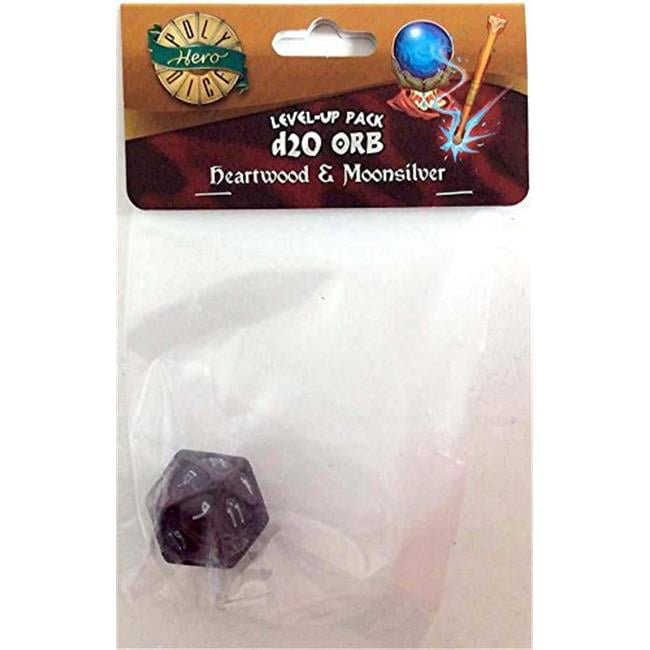 PolyHero Dice: 1d20 Orb Heartwood Game Salute GSUA2160 - Walmart.com