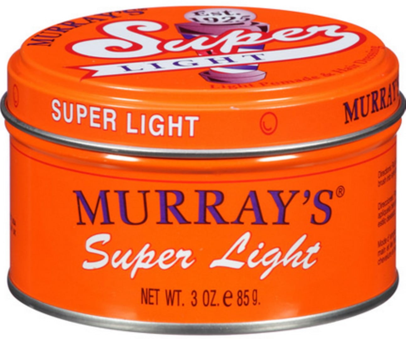 Murray's Pomade & Hair Dressing, Super Light 3 oz (Pack of 2) - Walmart.com