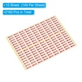 Small Arrow Stickers 0.77x0.3", 15 Sheet Self Adhesive Inspection ...