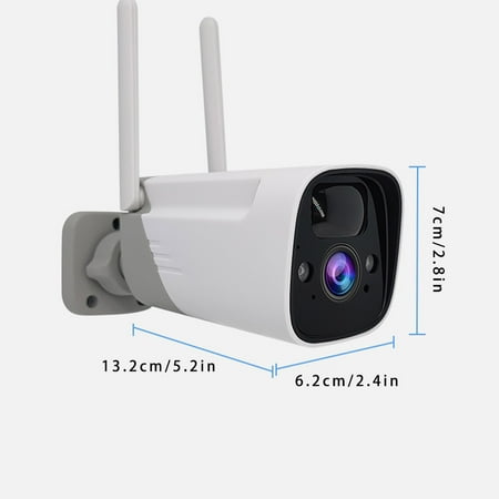 Smart Cameras WiFi Solar Panel Rechargeable Battery Wireless Webcam is ...