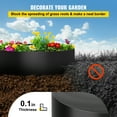 KFFKFF Garden Landscape Edging 10 in x 40 ft Recycled HDPE Terrace ...