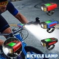 Kyusrd USB Rechargeable LED Bicycle Headlight 130dB Horn Speedometer Counter - Walmart.com