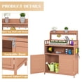 Potting Bench, Outdoor Gardening Table, Wood Garden Planting ...