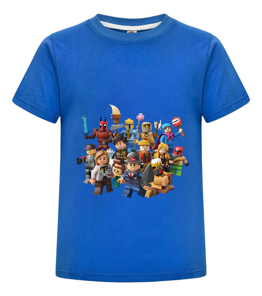 Ropa de Verano Roblox para Niño, Playera Infantil con Diseño de ...