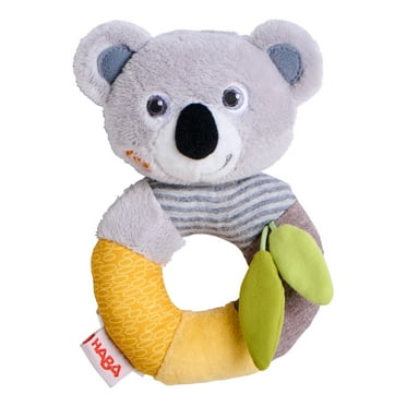 Ingenuity Premium Soft Plush Ring Rattle - Van the Elephant, Ages ...