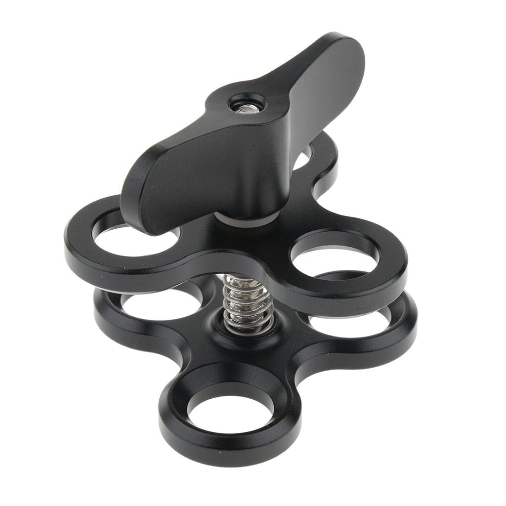 1 Inch Underwater Ball Clamp 3 Holes Easy Releasing Mounting and Moving ...