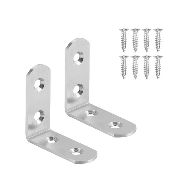 VONKY 90 Degree Right Angle Support Shelf Bracket Joint Angle Corner ...