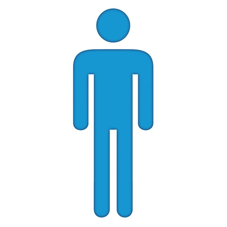 Blue Male Symbol Icon