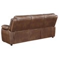 Ellington 2-piece Upholstered Padded Arm Sofa Set Dark Brown - Walmart.com