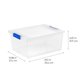 IRIS 12 Qt. Plastic Storage Bins with Lids, Clear Containers, Latching ...