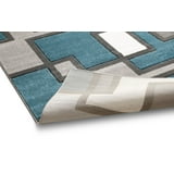 Well Woven Ruby Geometric Traditional Modern Mid-Century Area Rugs ...