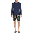 George Men's Long Sleeve Rash Guard with UPF50+, up to Size 5XL ...