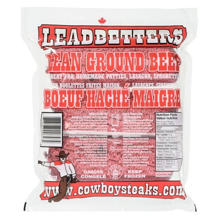 Leadbetters Lean Ground Beef - Walmart.ca