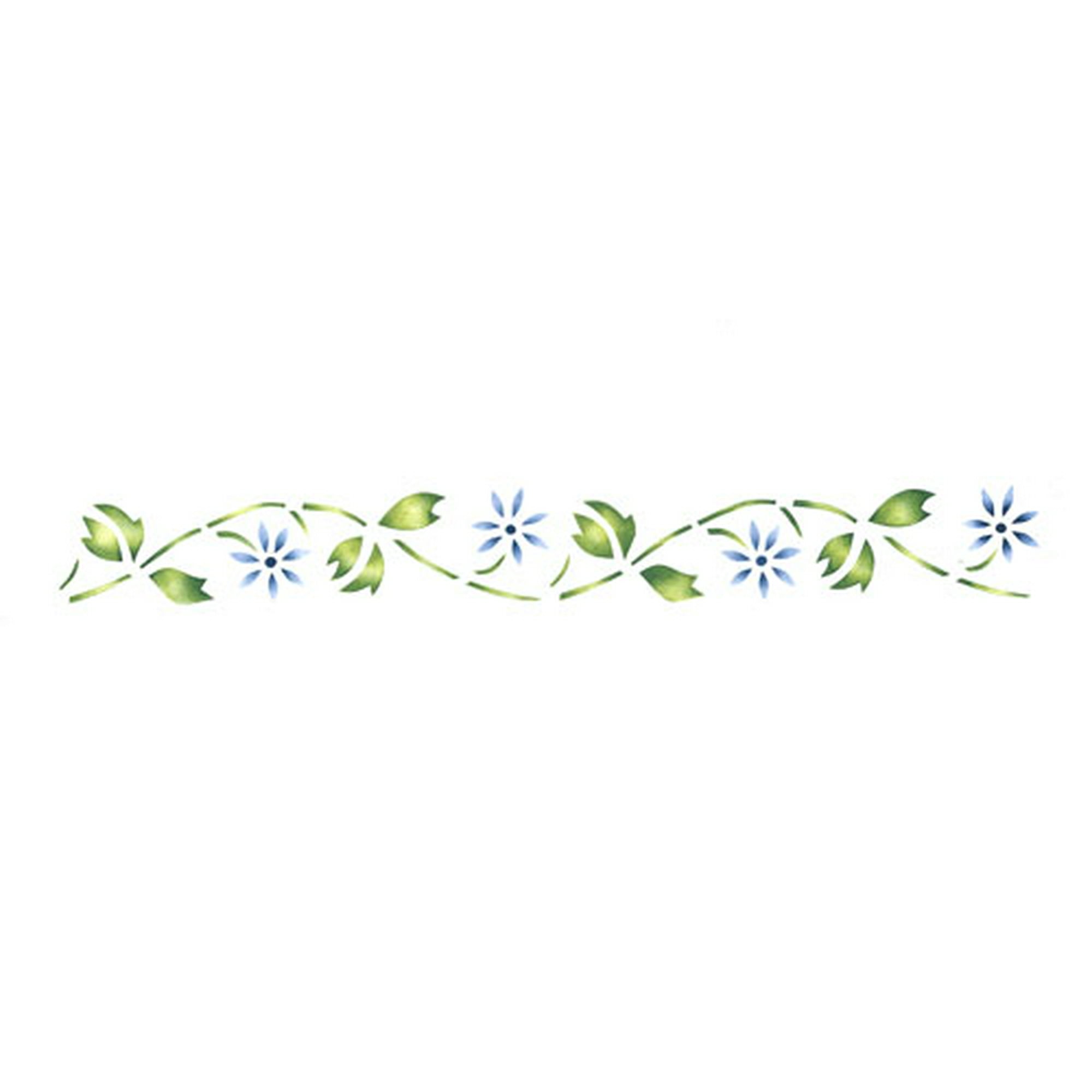 Flower Border Stencils
