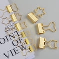 24pcs Heart Shaped Paper Clips - Cute Decorative Paperclips For Office ...