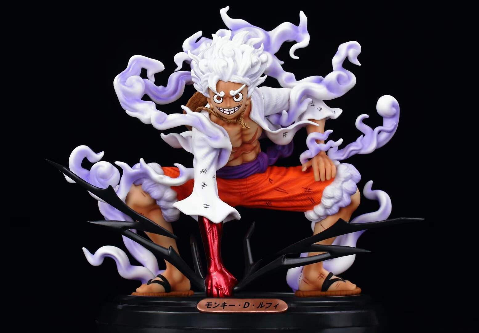 Figura de acción de PVC de One Piece Monkey D Luffy Gear 5, Sun God ...